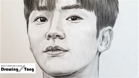 로운 연필드로잉 어쩌다발견한하루 어하루 Sf9 Rowoon 인물화 Pencil Drawing Youtube