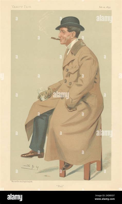 Vanity Fair Spy Cartoon Philip William May Phil Artist