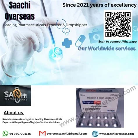 Melatonin Tablet And Capsule Packaging Type Stripe 2 Mg At Best Price In Nagpur