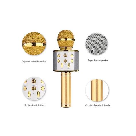 Microfone Sem Fio Bluetooth Karaoke Youtuber Reporter Usb Carrefour