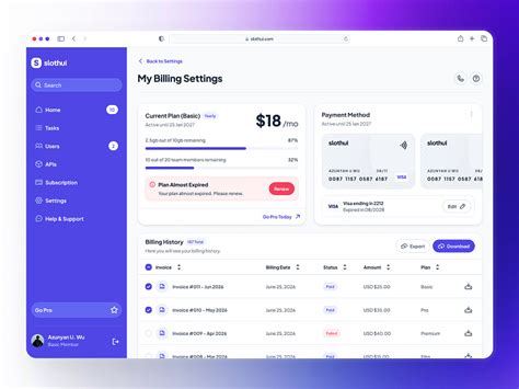 Billing Ui Designs Themes Templates And Downloadable Graphic Elements