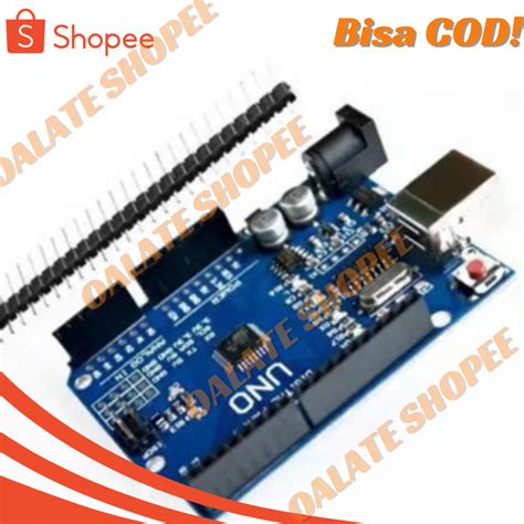 Jual Arduinouno R3 Smd Ch340 Atmega328 Atmega 328 With Header Shopee