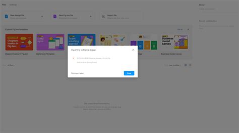 internal error during import ask the community figma community forum