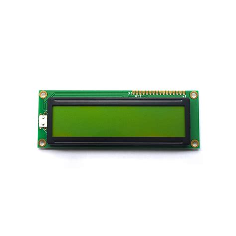 1602 16x2 Character Lcd Display Module Yellow Green Backlight