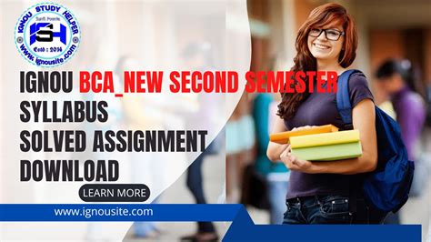 IGNOU BCA New Second Semester Solved Assignments 2025 Free Solution Ignou Study Helper Ignou
