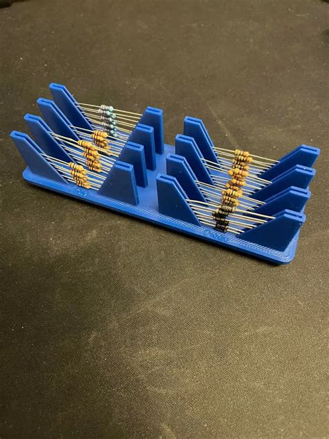 Gridfinity Resistor Storage By Vustrand Download Free Stl Model