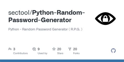 github sectool python random password generator python random password generator r p g