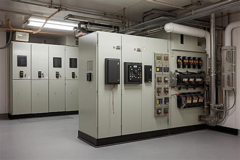 premium photo server room with redundant cooling systems and