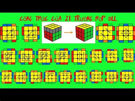 Cách Giải 21 Trường Hợp Pll Trên 3x3 Bún Lèo Cuber Youtube