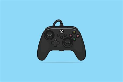 Joystick Controller And Game Pad Stick Vector Illustration