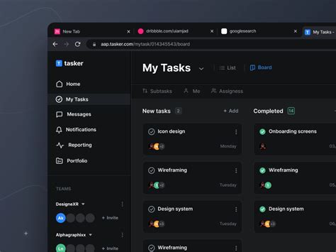 Task Management Dashboard Ui Design Software Interface Design App Interface Design Software