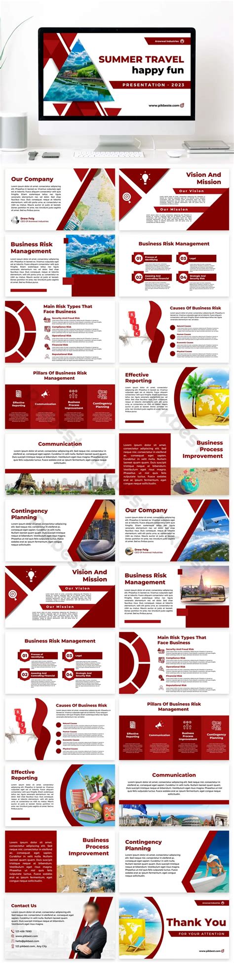 Template Ppt Efek Morph Powerpoint 520 Animasi Tema Ppt Download