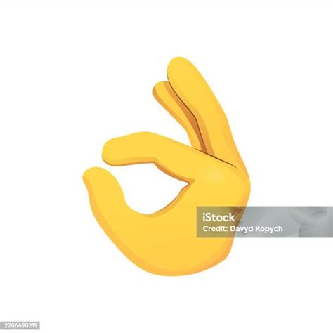 좋아 손 이모티콘 아이콘 그림 기호 인간 제스처 벡터 기호 이모티콘 디자인 벡터 10 Eps 3차원 형태에 대한 스톡 벡터 아트 및 기타 이미지 Istock