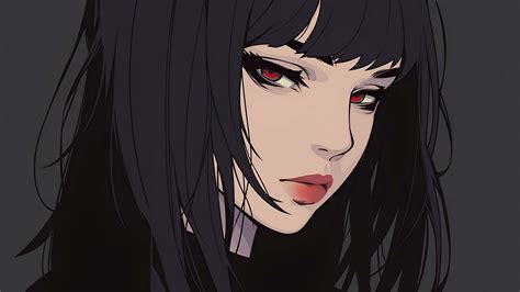 Dark Anime Girl Desktop Wallpapers Wallpaper Cave