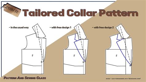 Pattern Tailored Collar 초보자도 쉽게 만들 수 있는 테일러드 칼라 패턴 만들기 Youtube