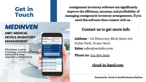 Benefits Of Consignment Inventory Management Software