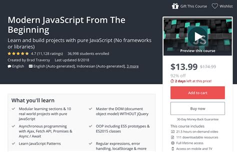Best JavaScript Programming Courses Classes Tutorials Online
