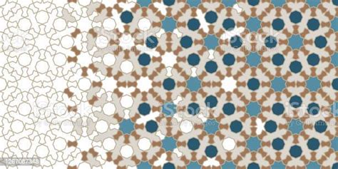 모로코 모자이크 배경 화면 반복 벡터 테두리 패턴 배경 컬러 아라베스크 붕괴기와 기하학적 모로코 하프톤 패턴 디자인에 대한 스톡