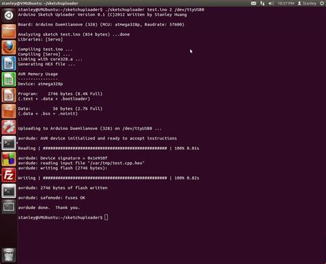 Cli Utility For Building Arduino Sketch And Uploading To Board At One