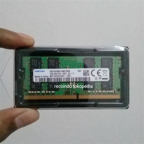 Jual Ram Laptop Ddr4 16gb 2400 Samsung Pc4 2400t Notebook Memory Sodimm Kota Tangerang Selatan