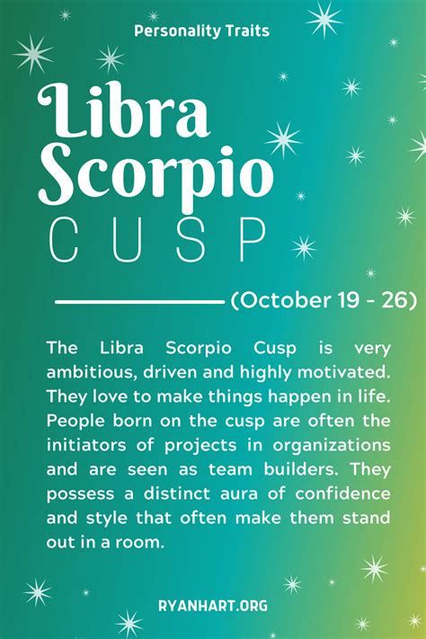Libra Scorpio Cusp Personality Traits Ryan Hart