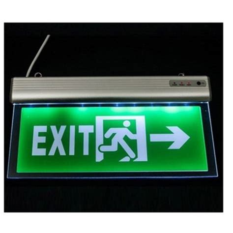 Green Exit Sign Board Shape Rectangle Dimension X X Mm At Unit In Bengaluru