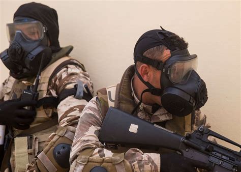 Moroccan Special Operations Forces Clear A Building Us National