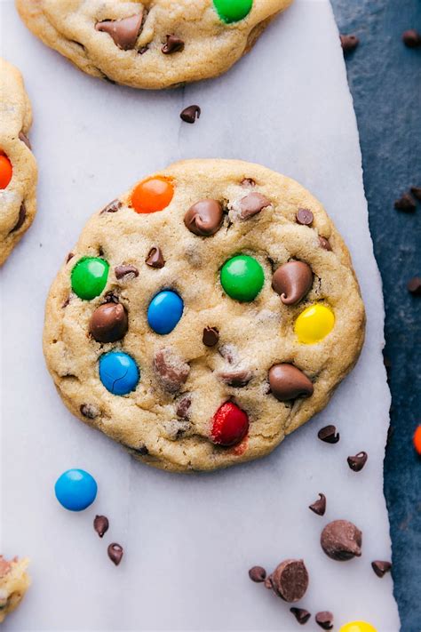 Chocolate Chip Mandm Cookies Bakery Style Chelseas Messy Apron