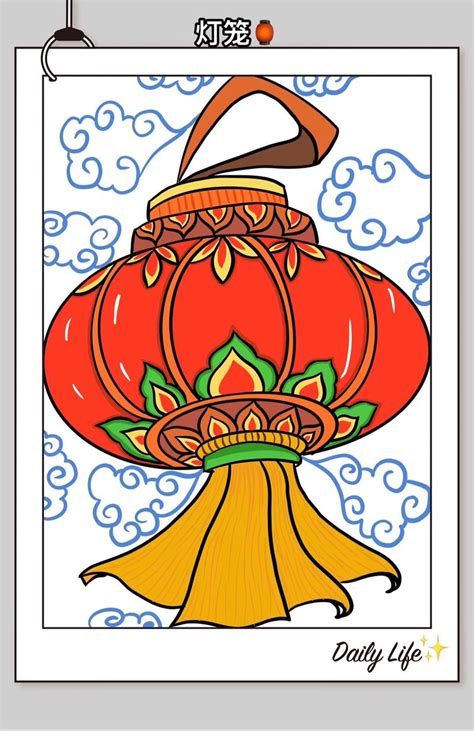 简笔画挂在天花板的灯笼怎么画最好（精选16张） 简笔画图片大全