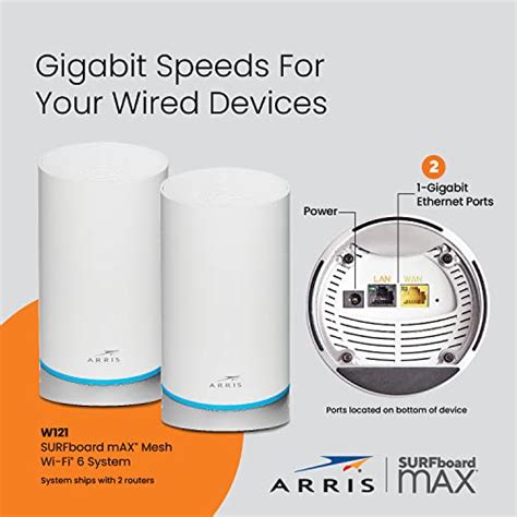 Arris Surfboard Max W Ax Tri Band Mesh Wi Fi System Units Free S H