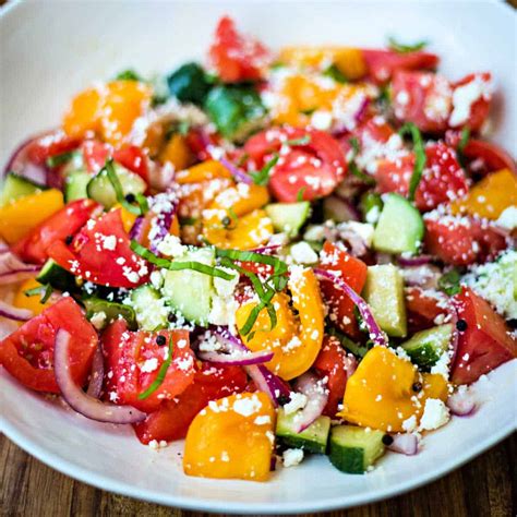 Cucumber Tomato Feta Salad