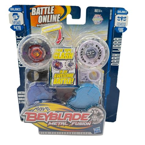 Beyblade Metal Fusion Metal Wing Smash 2 Pack Earth Eagle 145wd