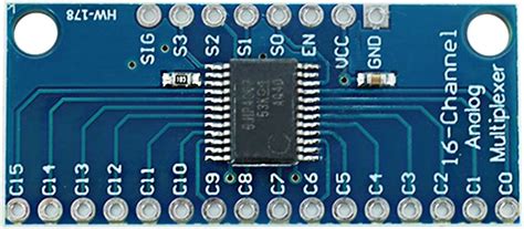 Icquanzx 5pcs 16ch Analog Digital Multiplexer Breakout Board Module Cd74hc4067 Cmos Precise
