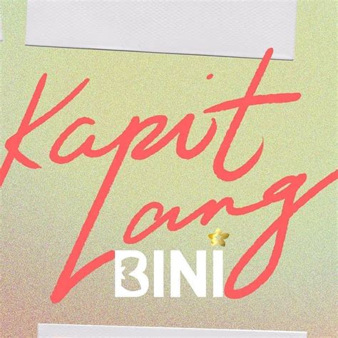 Binis Exciting New Single Kapit Lang