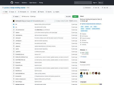 Nextjs Landing Starter By Paralect A Nextjs Template Built At Lightspeed