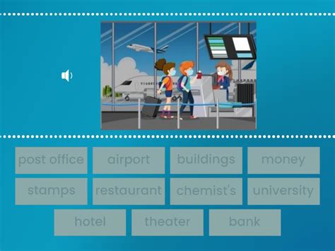 Pu3 Unit 8 Places In Town Find The Match