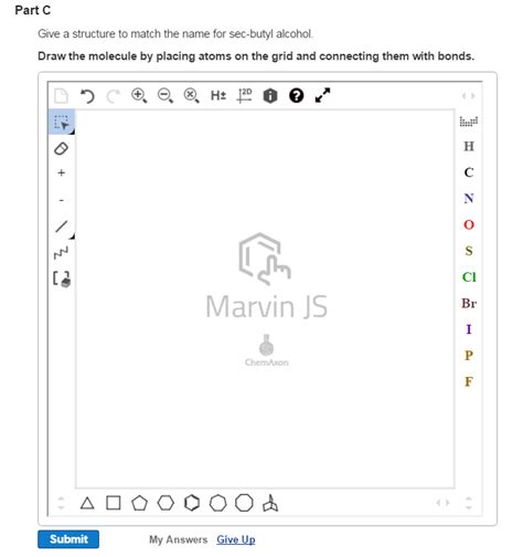 Solved Part C Give A Structure To Match The Name For Chegg Com