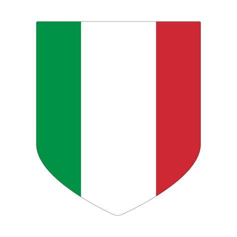 Italian Flag In Shape Flag Of Italy In Shape 24537514 Vector Art At Vecteezy