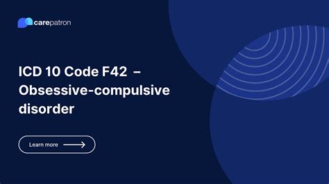 F42 Obsessive Compulsive Disorder Icd 10 Cm