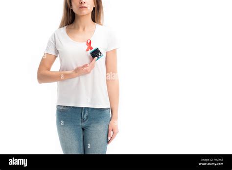 Woman Holding Condom Cut Out Stock Images And Pictures Alamy