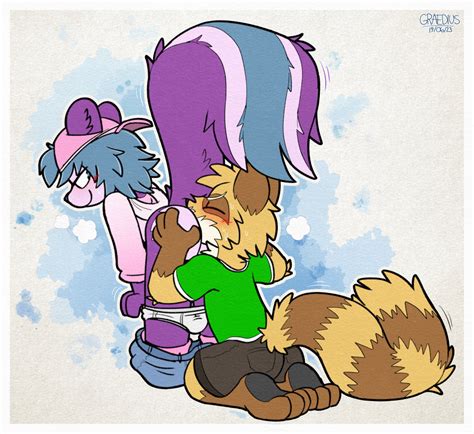 Rule 34 Anal Anthro Ass Blush Brown Body Closed Eyes Clothed Clothing