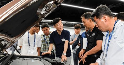 현대자동차의 신기술 견학