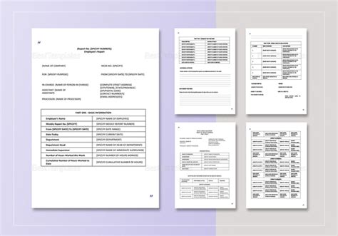 Weekly Operations Report Template In Word Google Docs Apple Pages
