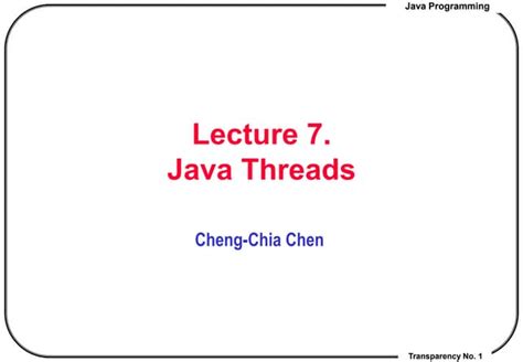 lec7 javathreads ppt java multithreading ppt