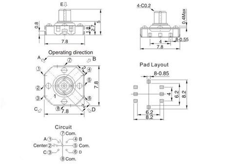 5 Way Navigation Switch Suppliers And Manufacturer China Factory Topshall