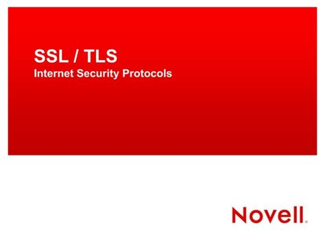 Transport Layer Security Tls Pptx