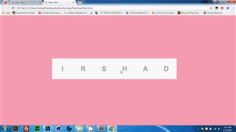 Skew Text On Hover Pure Css3 Hover Effect Youtube