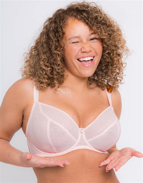 Curvy Kate Happy Boobs Balcony Bra Soft Pink Brastop Uk