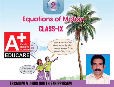 Aplus Blog Class 9 Physics Chapter 2 Equations Of Motion ചലനസമവാക്യങ്ങള്‍ Pdf Notes