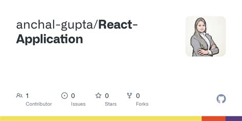 Github Anchal Guptareact Application